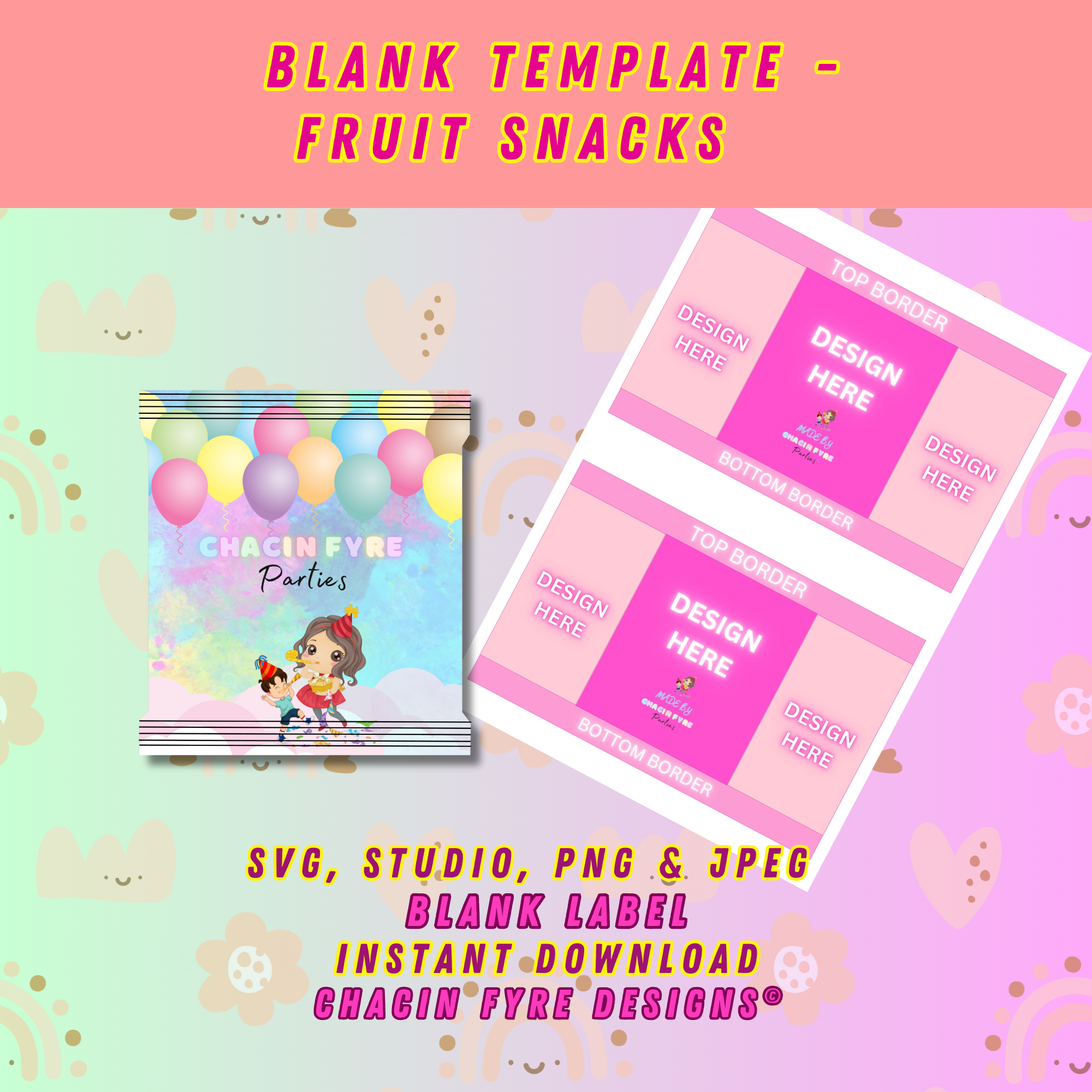 Fruit Snacks Template – Chacin Fyre