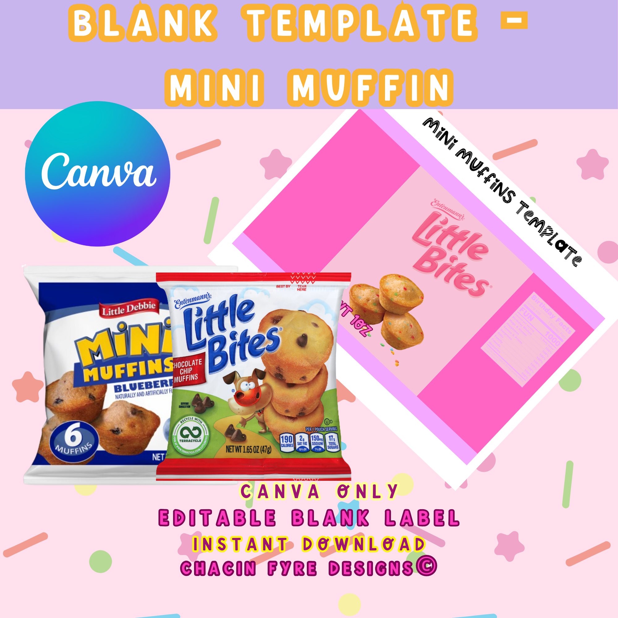 Mini Muffin Template – Chacin Fyre